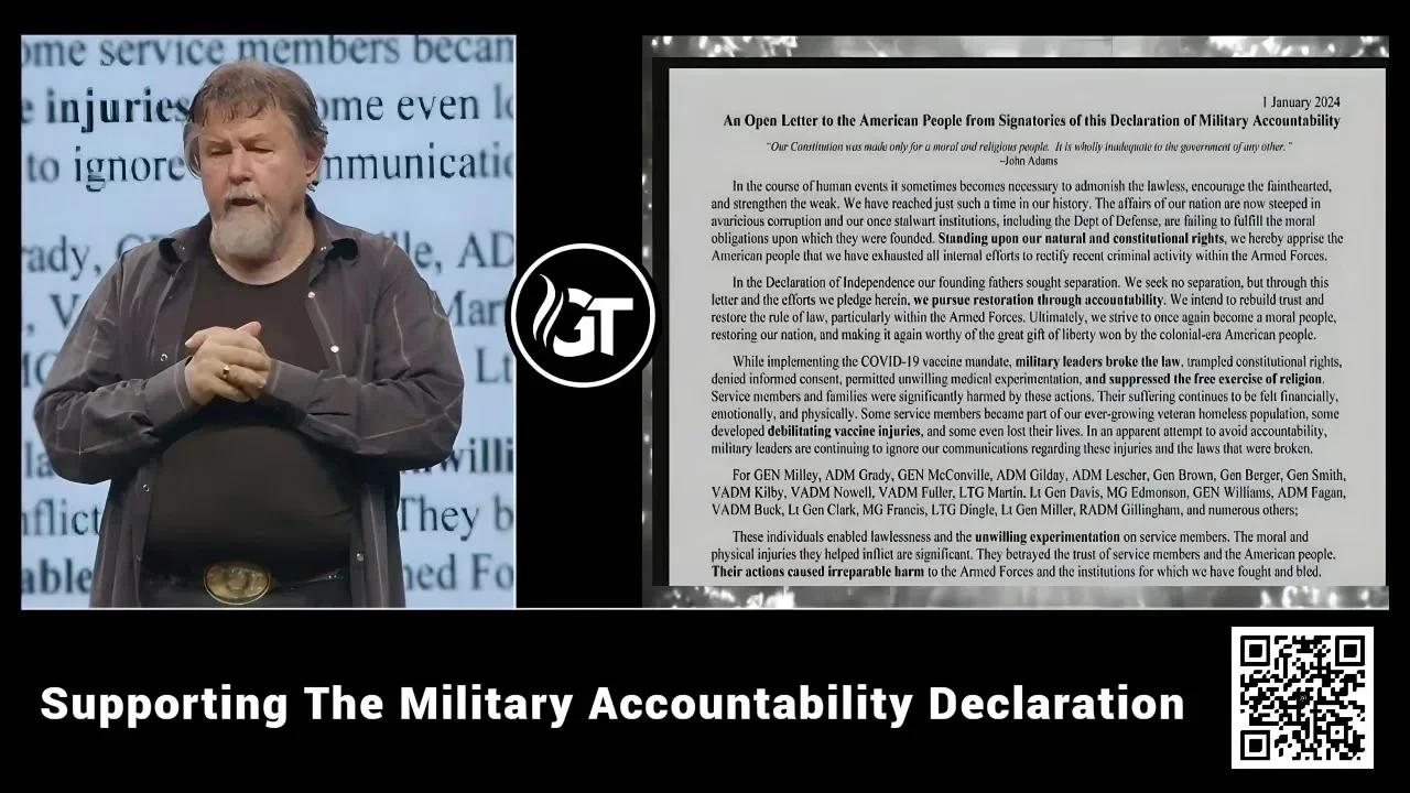 (MUST WATCH) Military Accountability Declaration - We The People Take ...