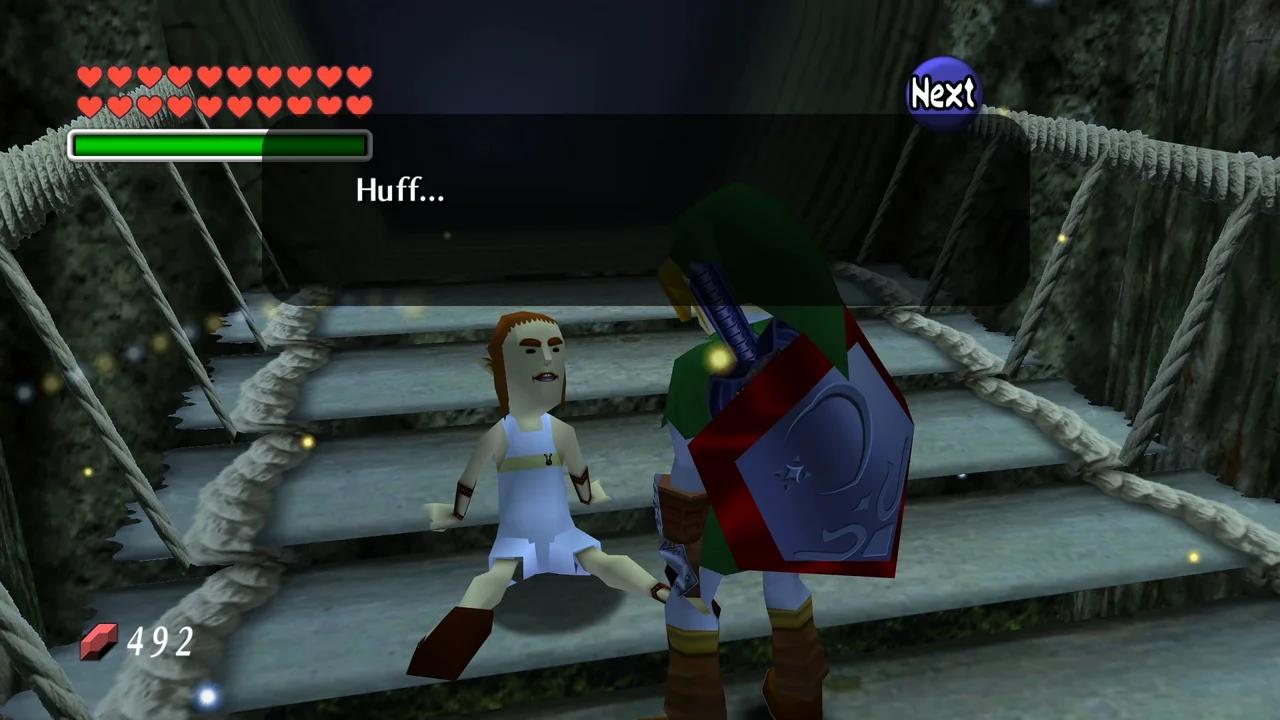 Legend of Zelda Ocarina of Time - Running Man race