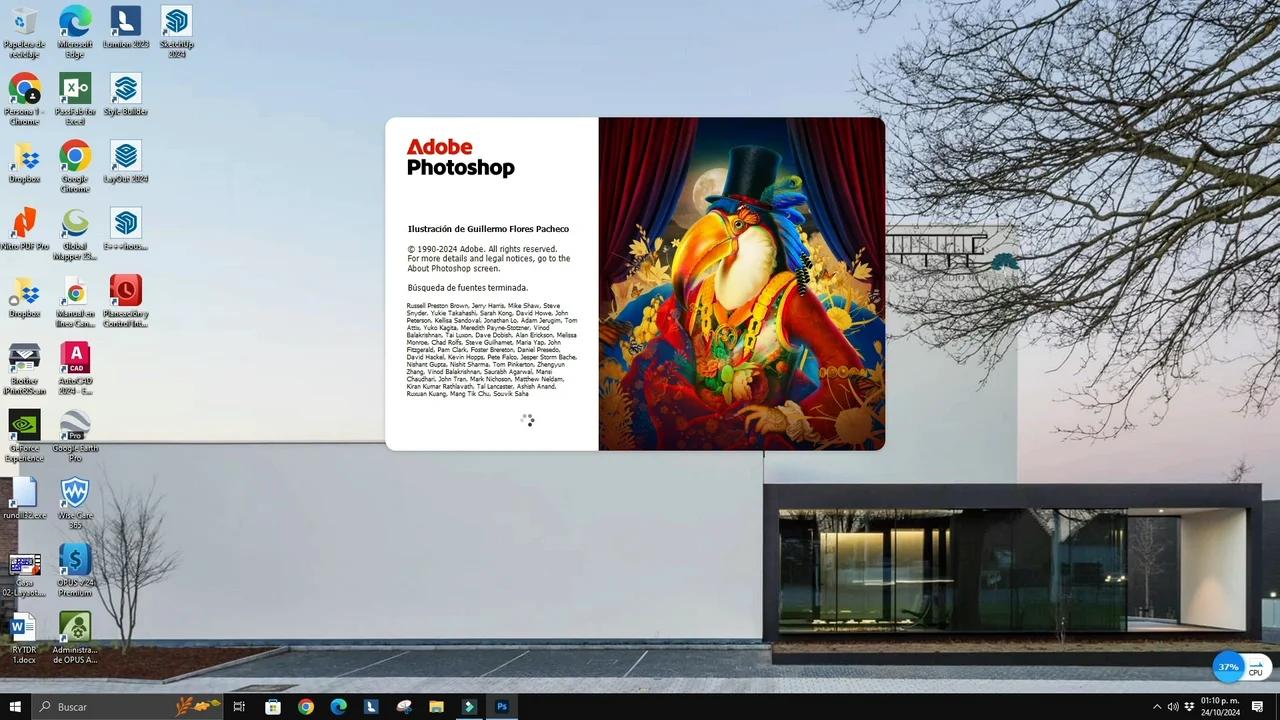 Instalación Photoshop 2025 Proyecta-Estudio-3D