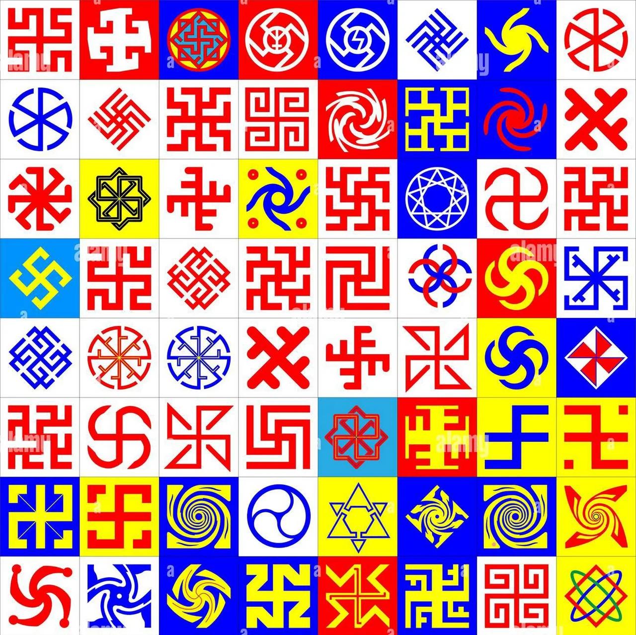 Runes Swastika Symbols