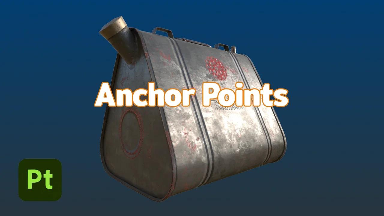 Adding Normal Details with Anchor Points in Substance Painter