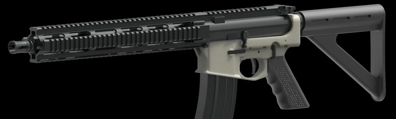 DefDist AR-15 Lower V5 Reference Model