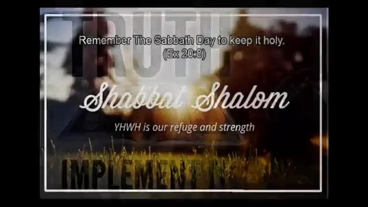 Sabbath Service: "Feast Of Tabernacles Day 8" 10/5/2023
