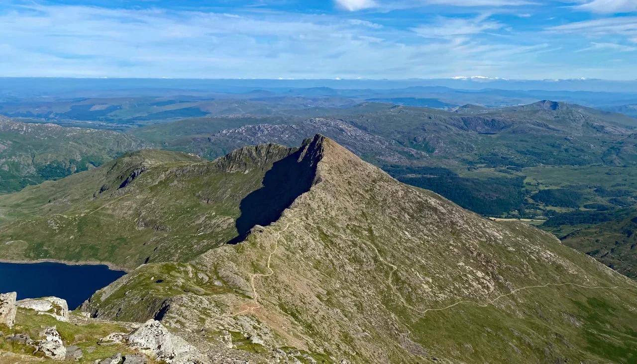 "From Mount Snowdon to the Alps Mountains over 1125 km / 700 miles ...