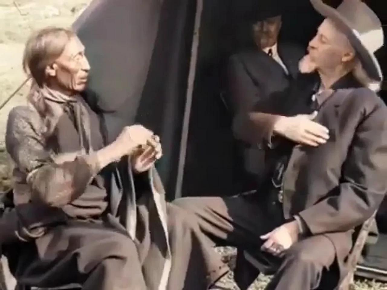 Oldest Native Indian Footage - Oglala Lakota Chief Iron Tail and ...