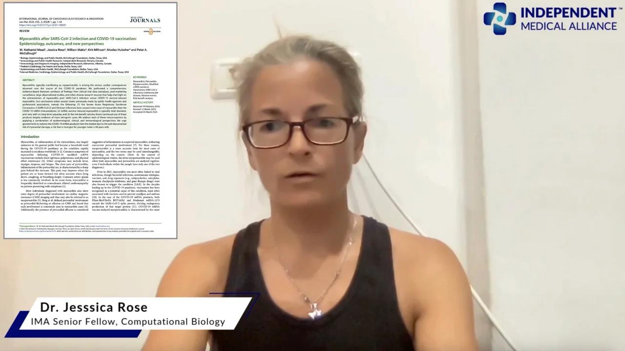 Dr. Jessica Rose Discusses Groundbreaking Study Reviewing a Large Body ...