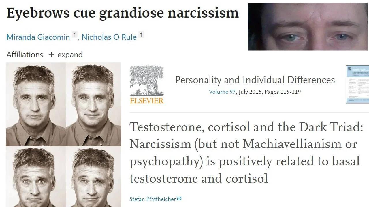 Can You Tell a Narcissist Just From His Eyebrows?