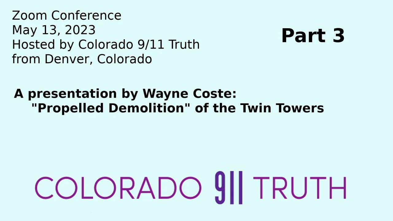 Propelled Demolition, by Wayne Coste Part 3