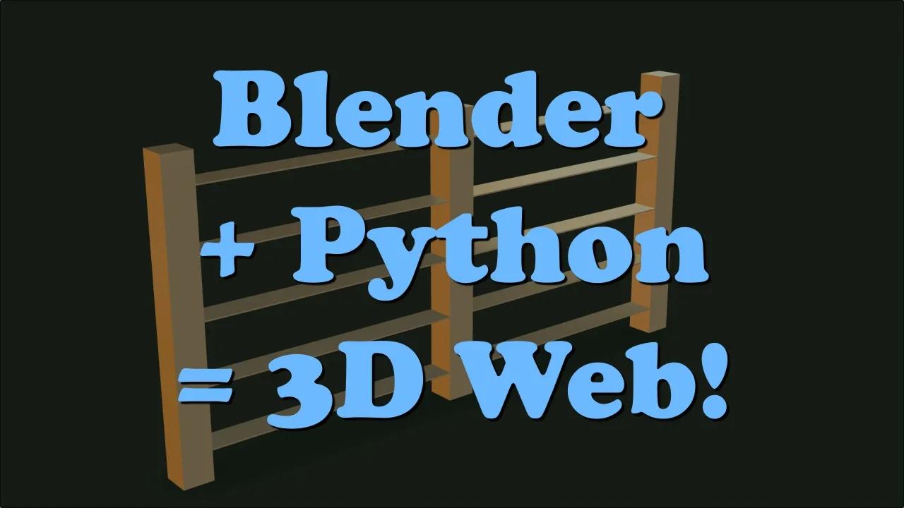 Create 3D Fence Gates in Blender with Python & View in Browser (No ...