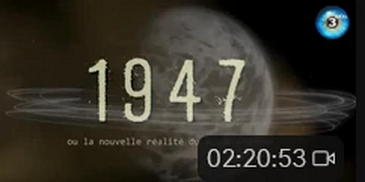 🌎👁1947 ou la nouvelle réalité du monde moderne👁🌎