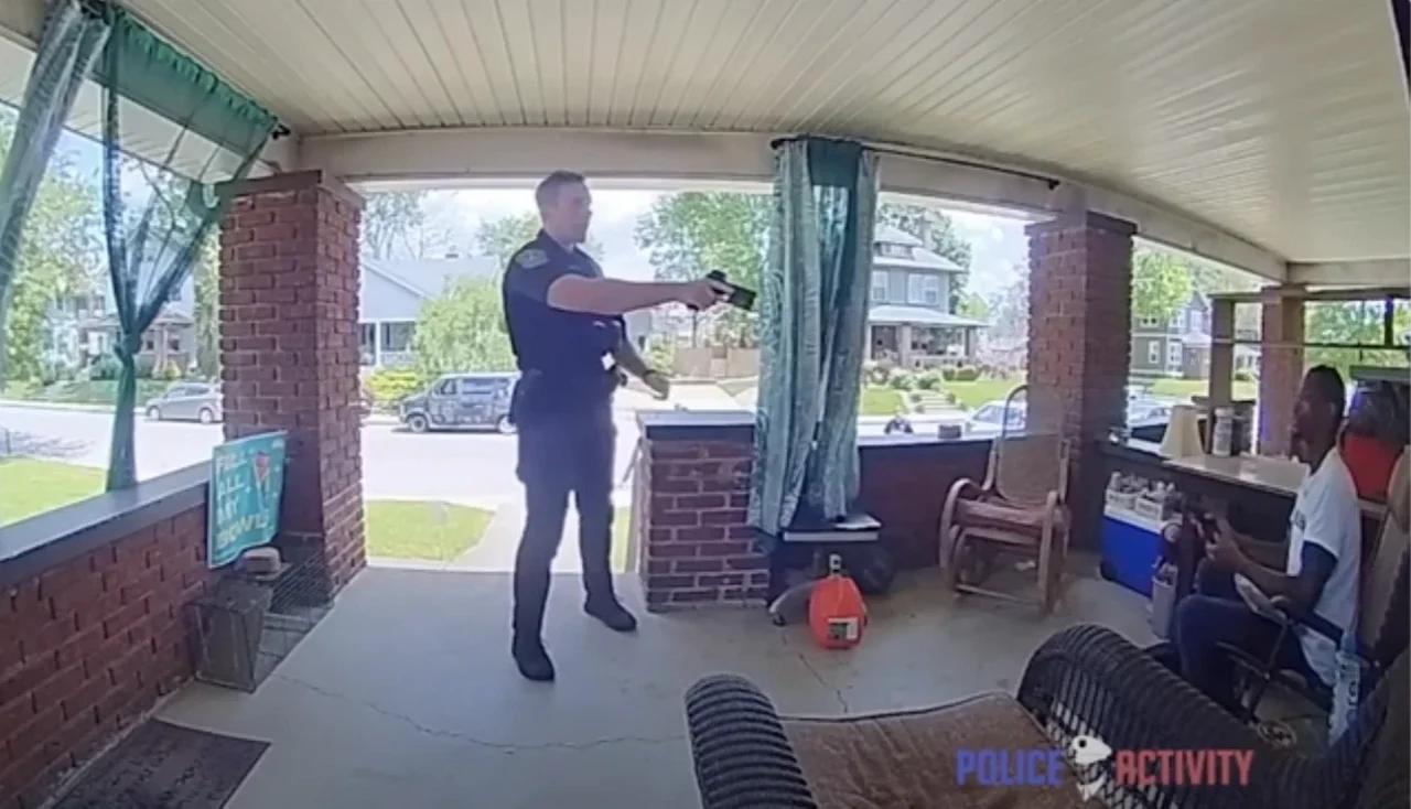 Black Guy Holding Gun At Police Gets Smoked FAFO - Body Camera Analysis ...