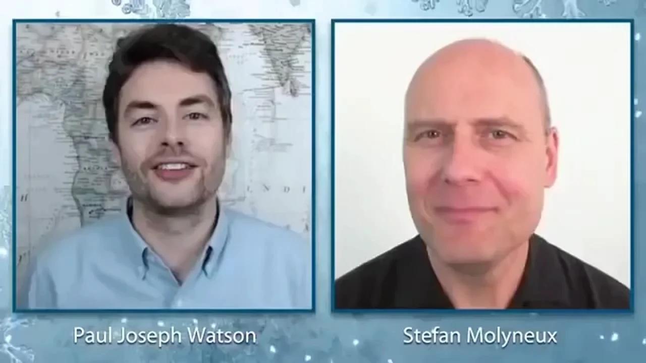 Stefan Molyneux conversa com Paul Joseph Watson