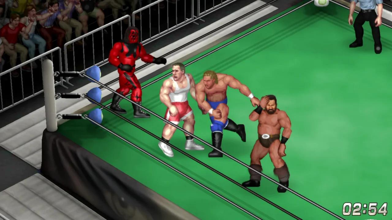 Kane vs. The Barbarian vs. Sid Vicious vs. Rob Gronkowski (Fire Pro Wrestling World) 100% match ...