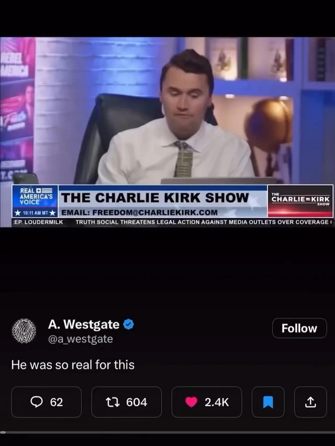 charlie kirk recently going off on jewish ADL etc
