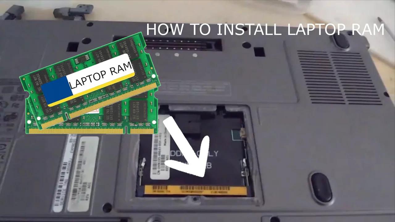 How to install laptop ram
