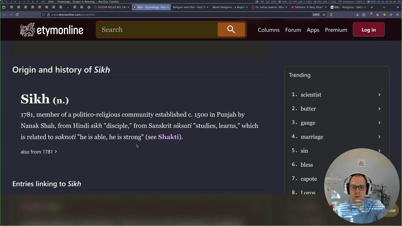 Sikhism - Dr. Stephan's Study Guide and Big Ideas (RELS 1301 - Module 9)