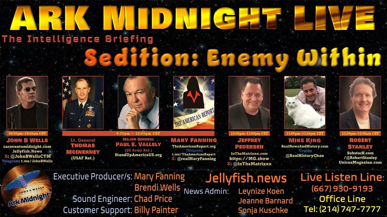 Ark Midnight (December 21, 2024) The Intelligence Briefing/Sedition ... Ark Midnight (December 21, 2024) The Intelligence Briefing/Sedition ...