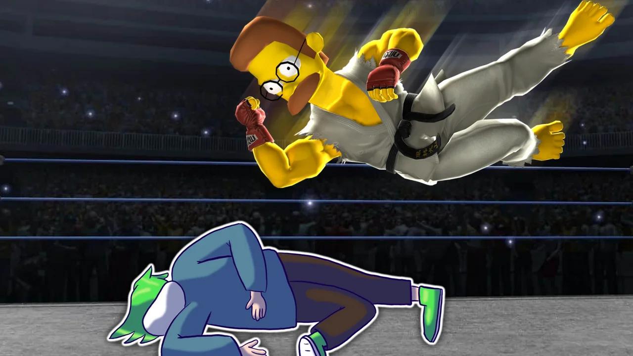 Creating a Competitive Meta with The Simpsons Wrestling