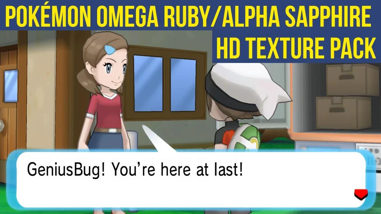 Pokémon Omega Ruby/Alpha Sapphire HD Texture Pack