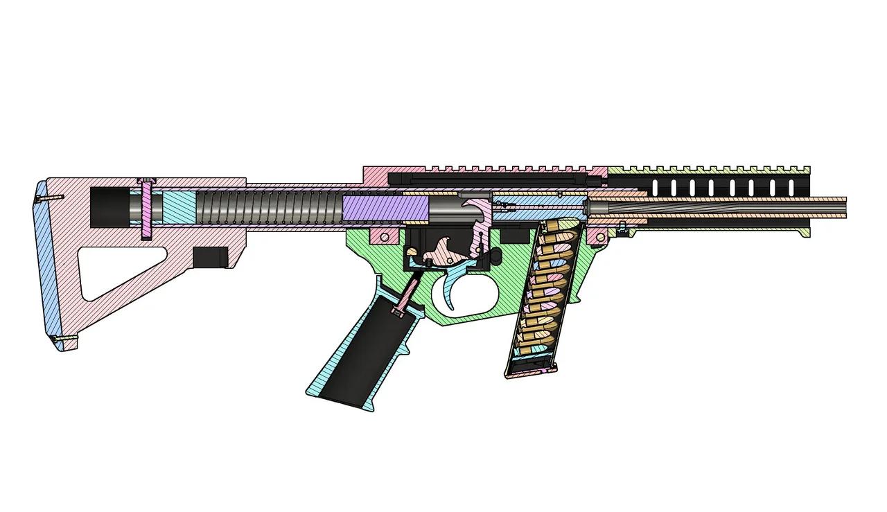 DIY AR9 Upper Metal Parts Cutting Guides Pack