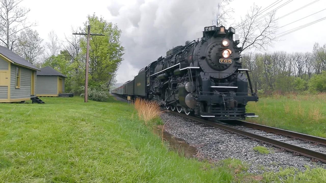 A Short, Rainy Chase of NKP 765, Cuyahoga Valley Scenic Railroad Steam ...