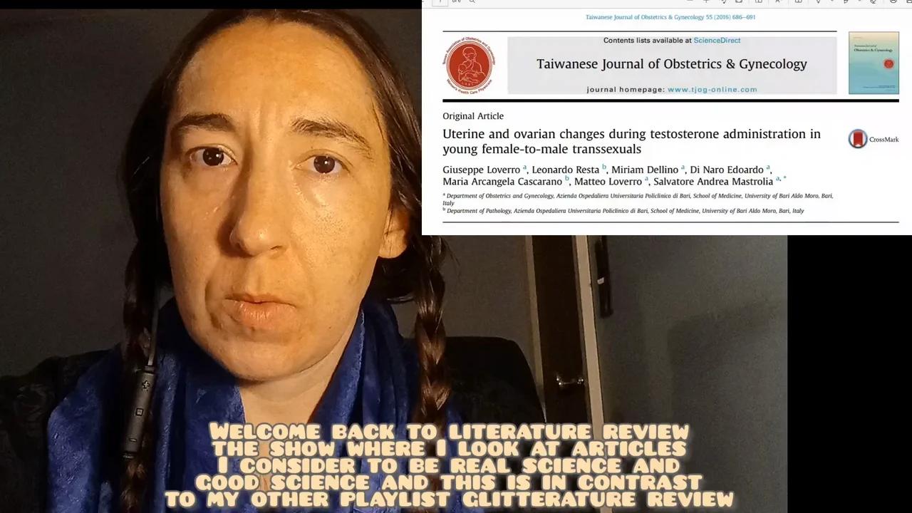 Literature Review Ovarian And Uterine Effect Of Testosterone