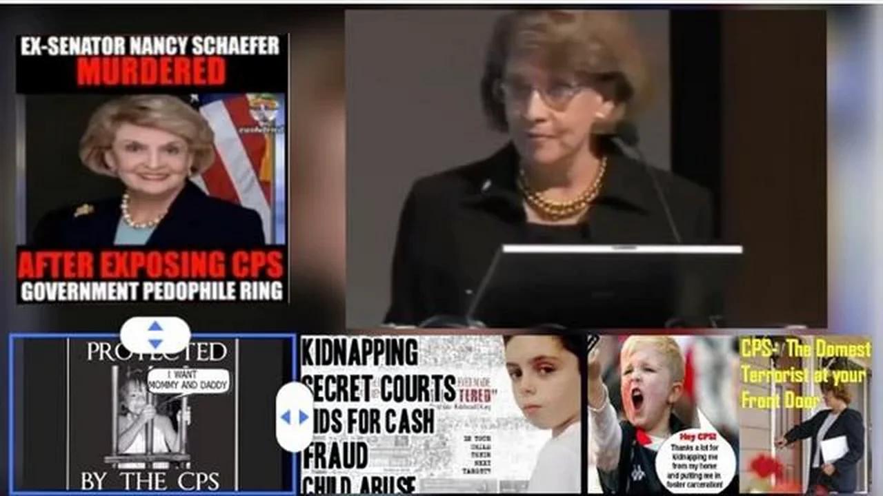 SEN. NANCY SCHAEFER MURDER-SUICIDED AFTER EXPOSING CPS PEDO RiNG