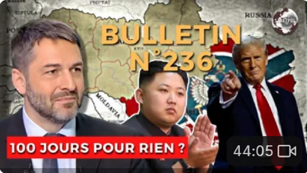 STRATPOL, Xavier MOREAU - 01.05.2025 - Bulletin n°236. 100 jours pour rien Ukro-terrorisme ...