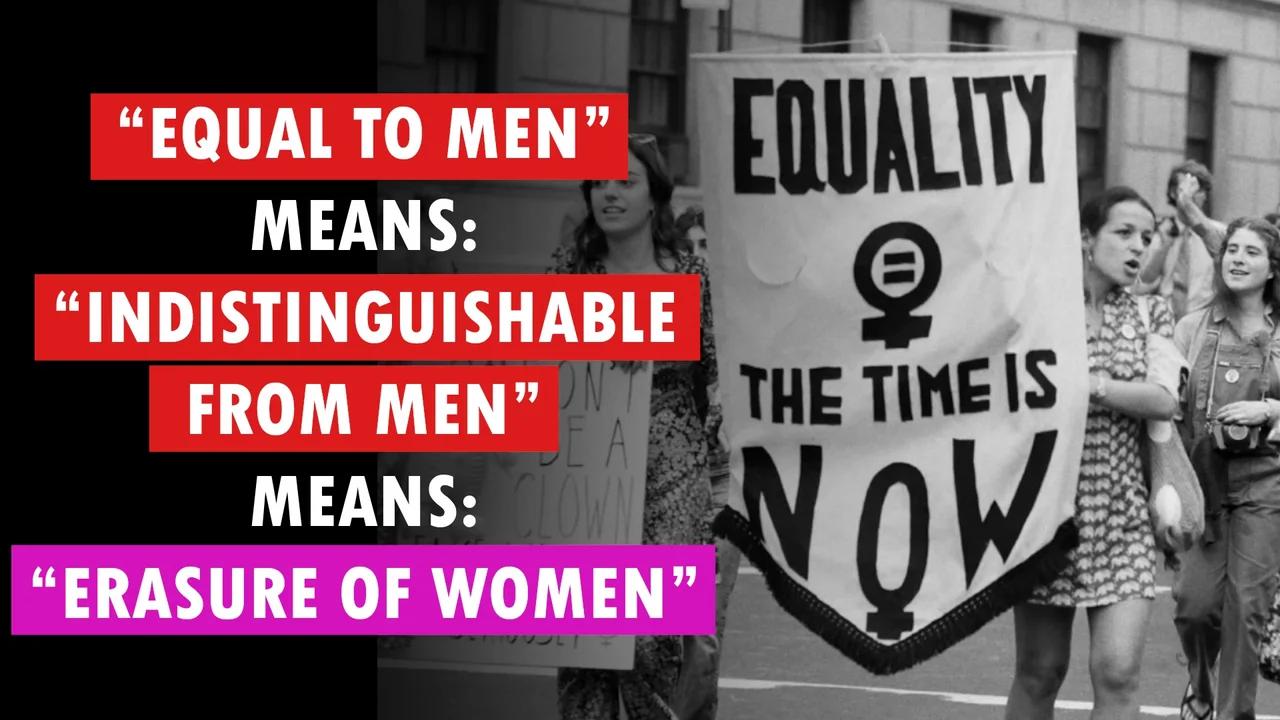 The "Erasure of Women"...Brought To You By: CIS WOMEN!