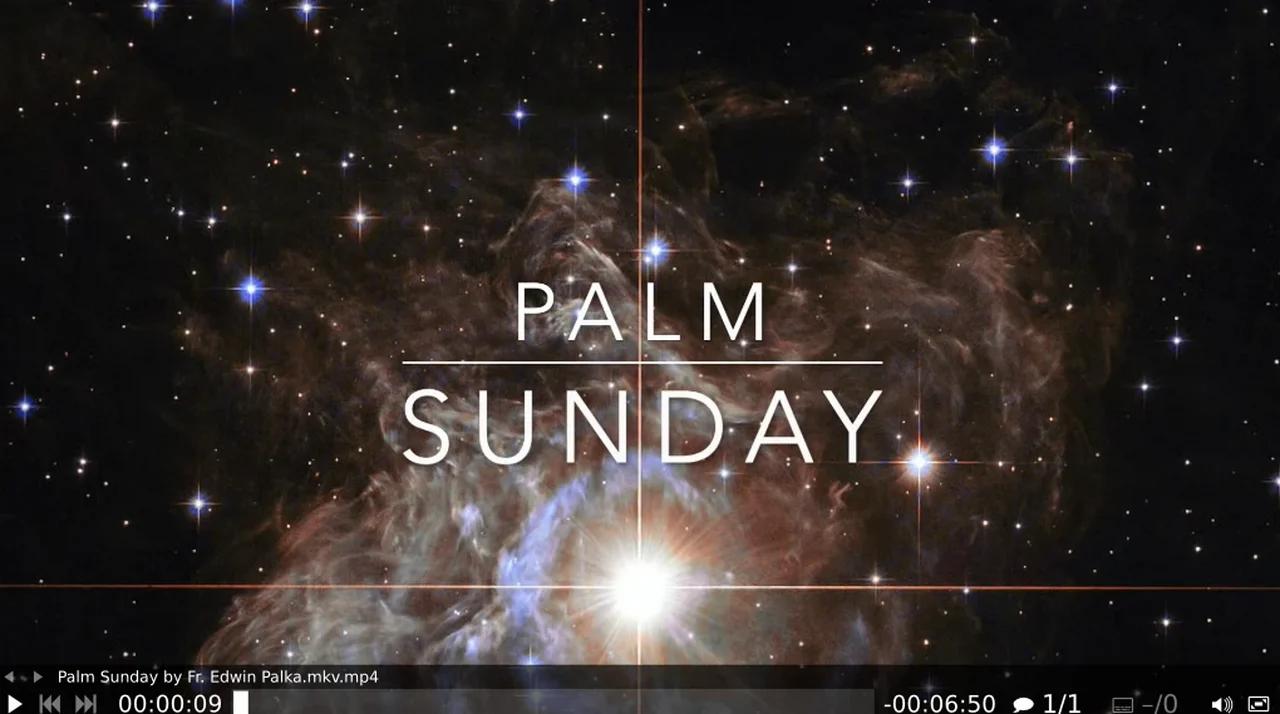 Palm Sunday