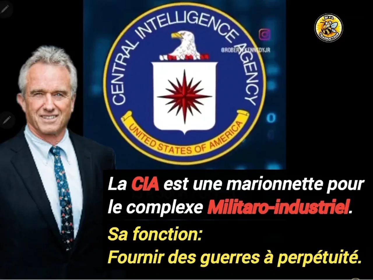 Robert F Kennedy Jr : La CIA est une marionnette pour le complexe ...
