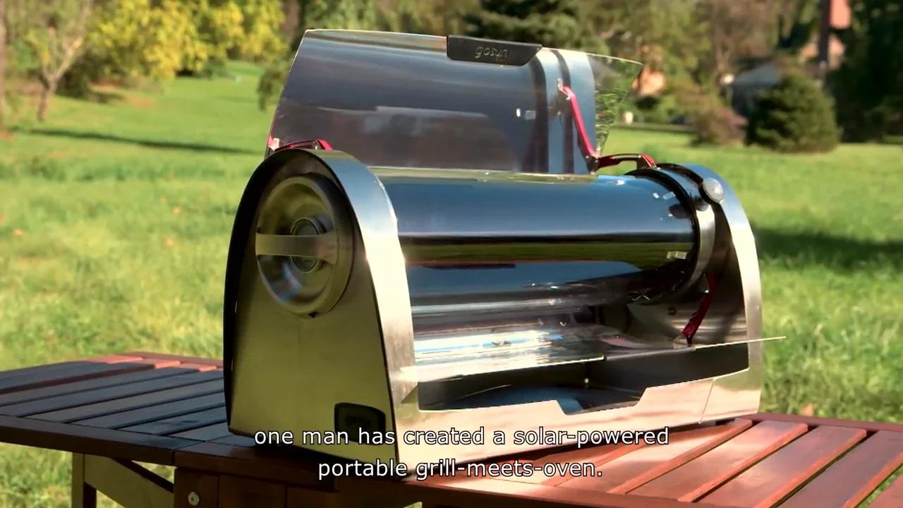 The solar grill explained by its inventor Patrick Sherwin
