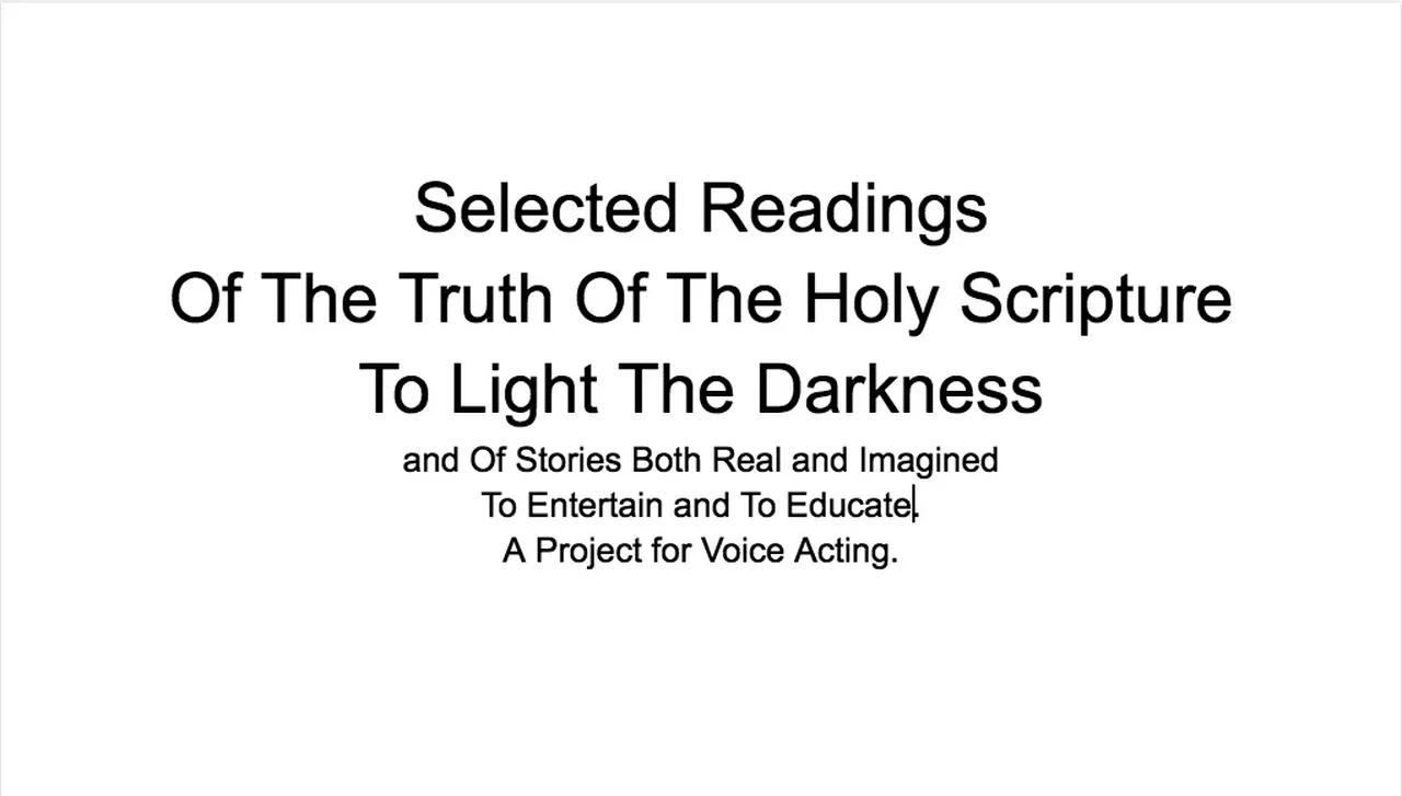 SelectedReadings Acts 10, John 10, 11, 1611 KJV, How Robin Hood Came to ...