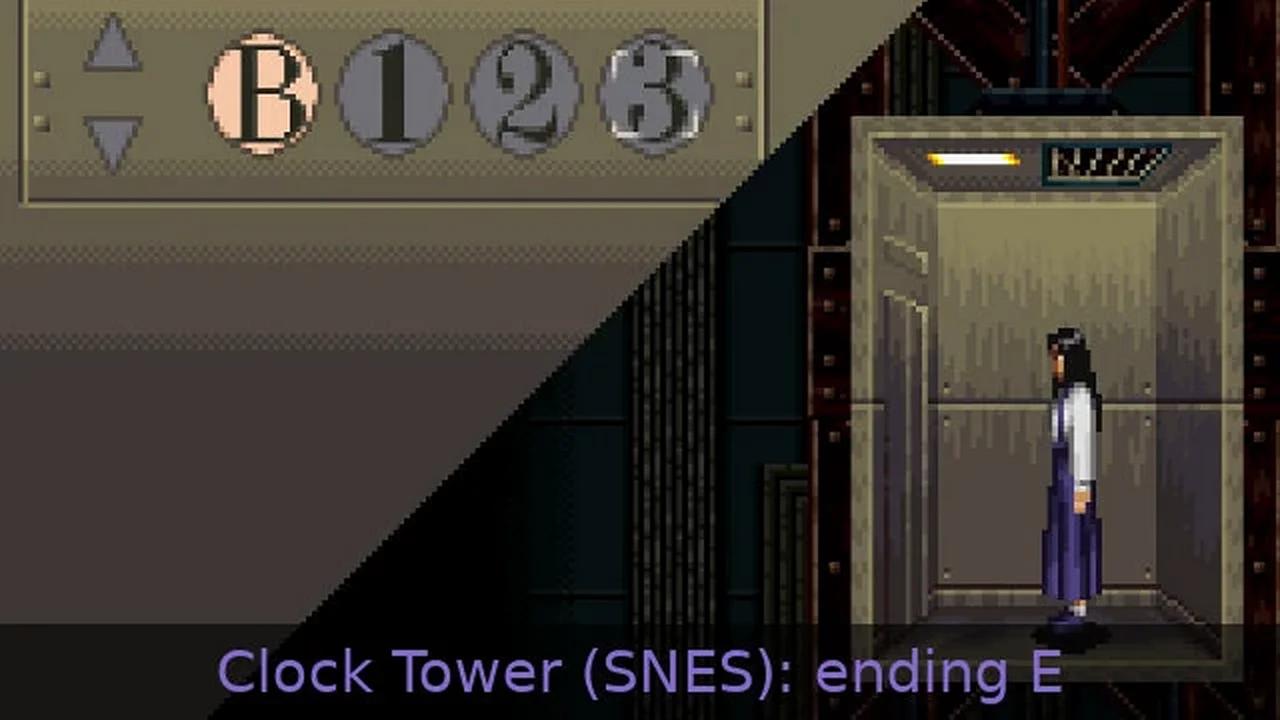 Clock Tower guide: ending E