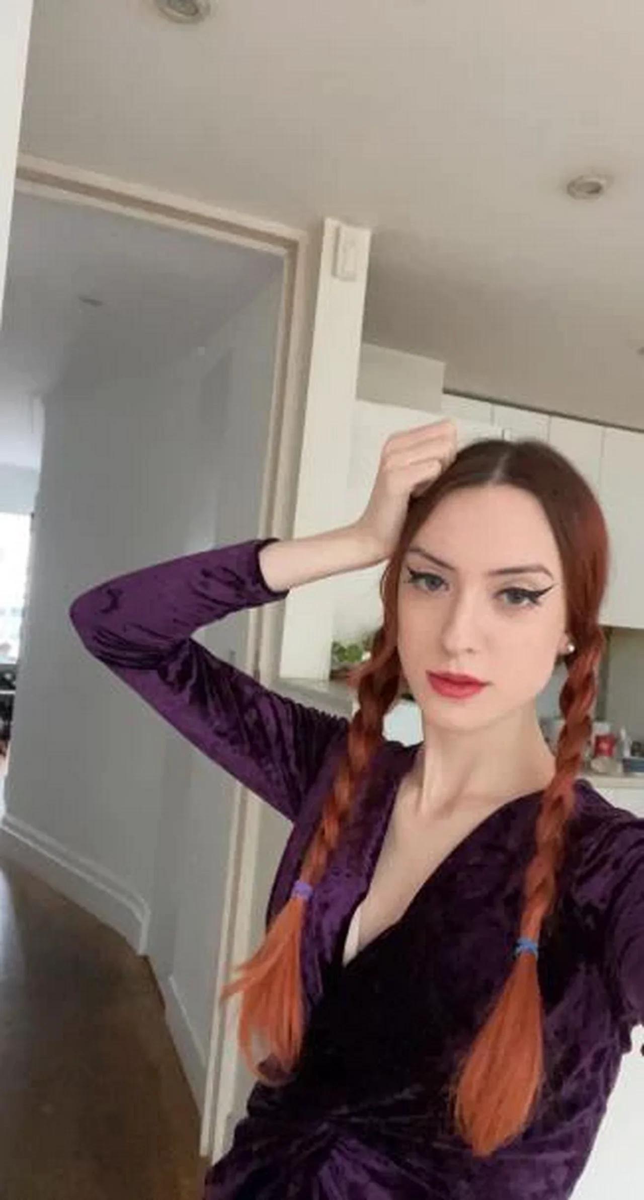 Trollcow with pigtails