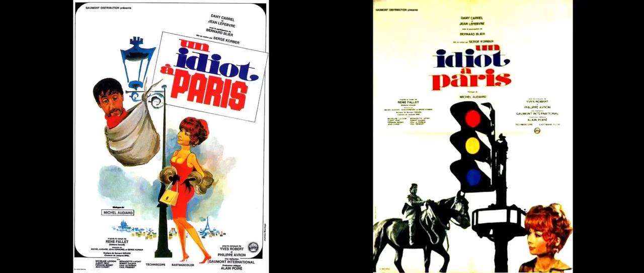 1967 - Un idiot à Paris - Dany Carrel, Jean Lefebvre, Bernard Blier ...