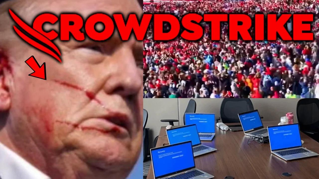 Why Does The Blood On Trump's Face Look Just Like The CrowdStrike Logo ...