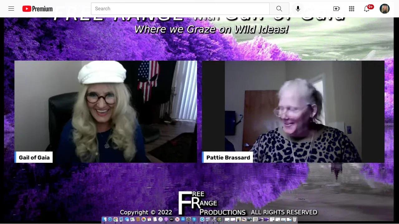 Pattie Brassard with Gail of Gaia on FREE RANGE