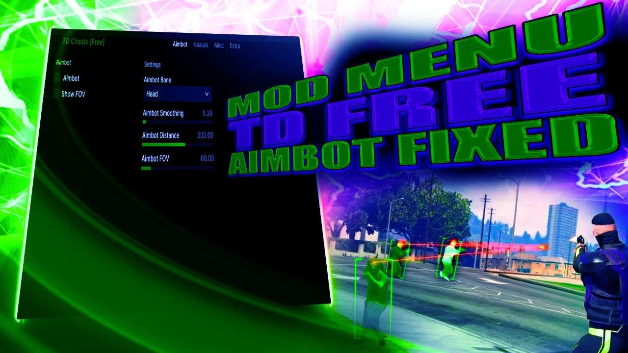 CHEAT FIVEM *FREE* MOD MENU TD AIMBOT + STREAMSPOOF AND ESP VISUALS ...