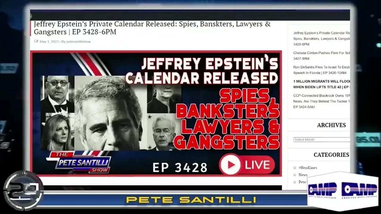 JEFFREY EPSTEIN'S PRIVATE CALENDAR RELEASED