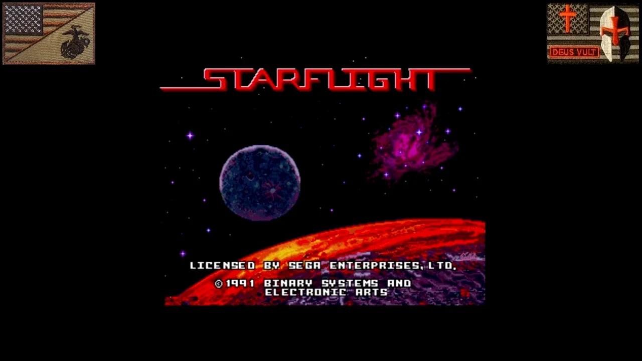 Starflight (Sega Genesis - Attract Mode)