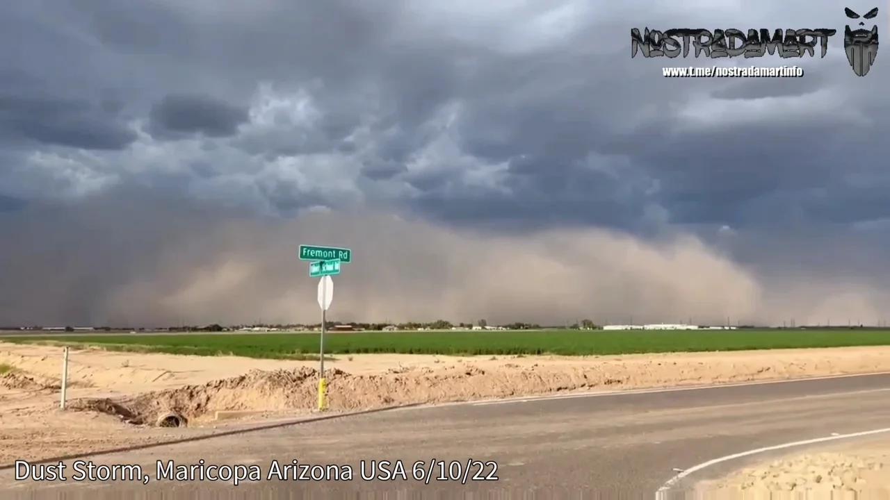 Dust Storm Arizona USA 6/10/22