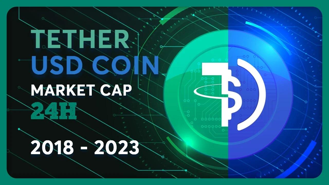 TETHER (USDT) x USD Coin (USDC) Market Cap (Daily/USD) 2018 - 2023