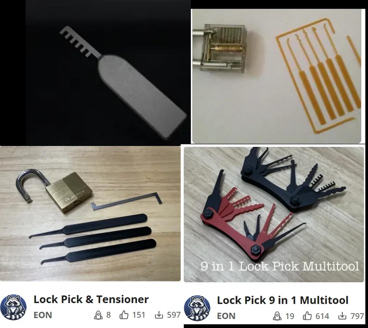 3d printable lockpick files