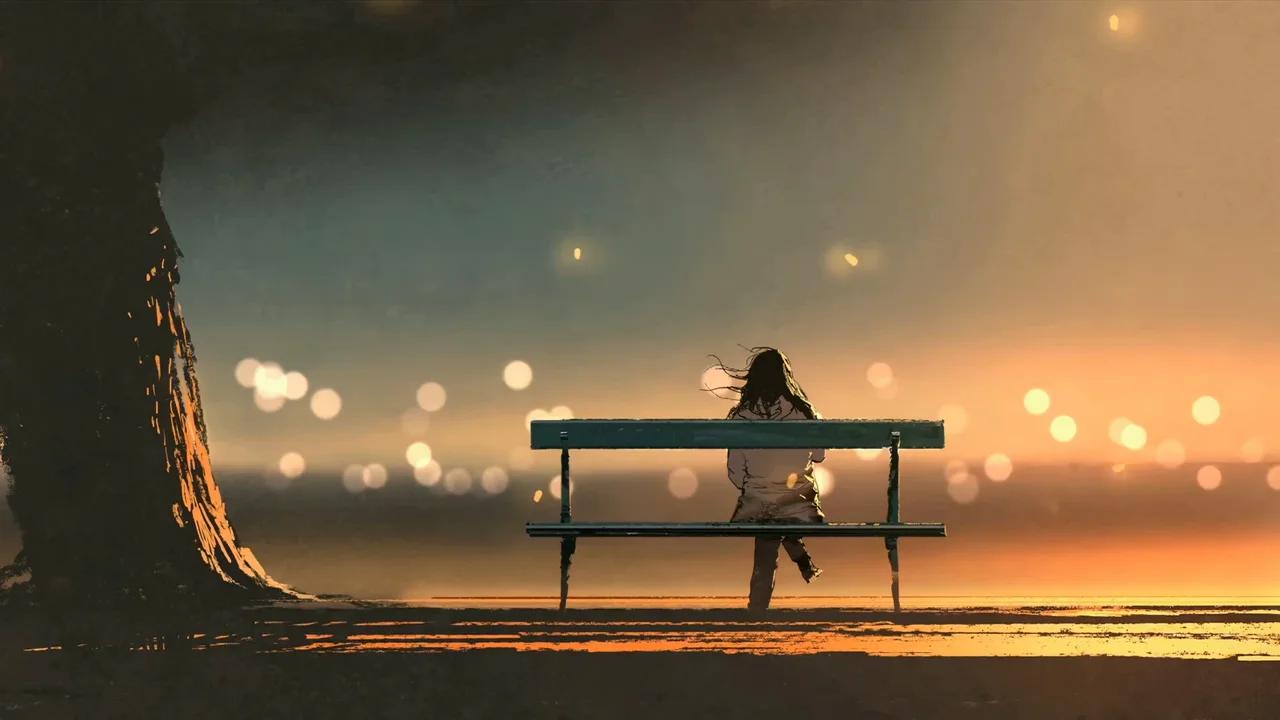 This Is What Loneliness Looks Like | Girl On The Bench - Desktop Live