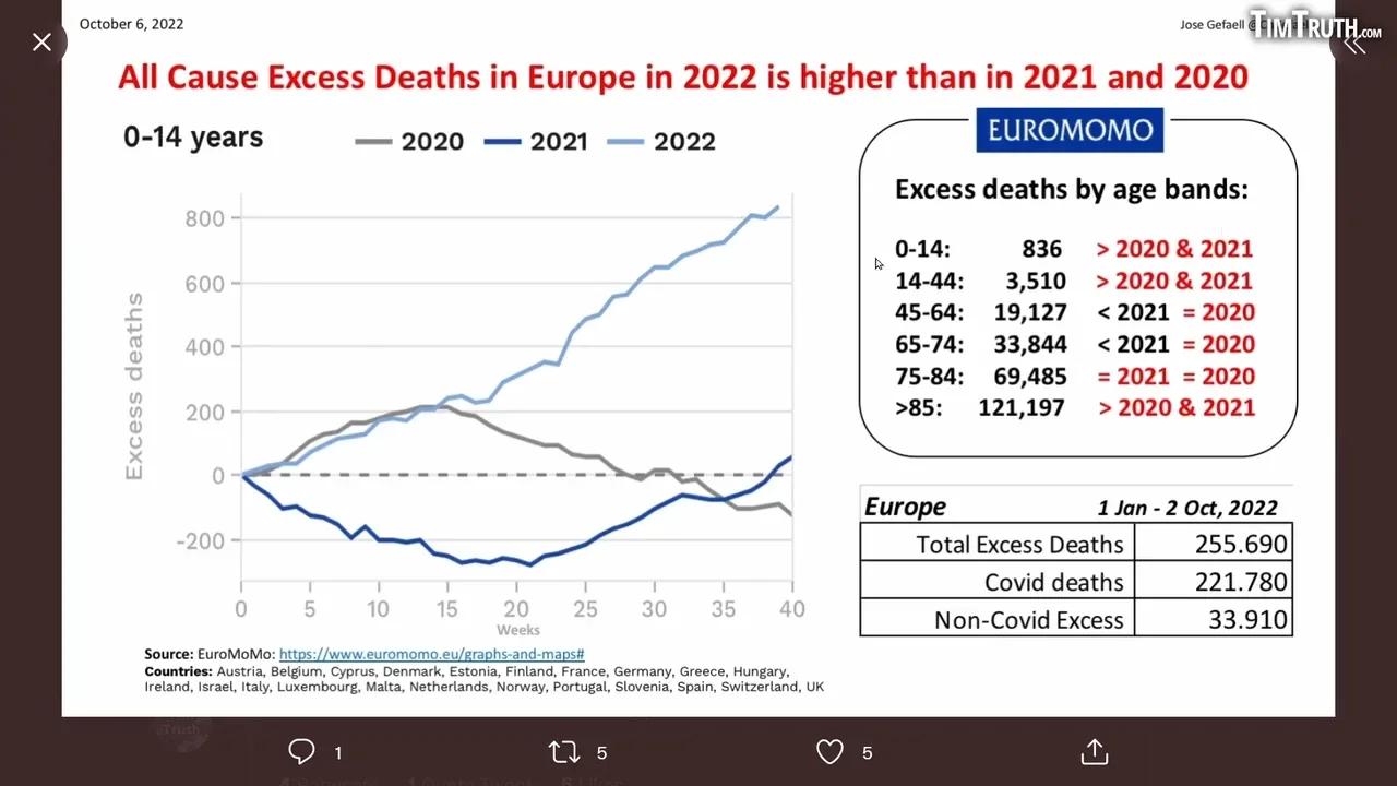 Vax Genocide? Huge Number of Excess Deaths In Europe & US; Mass Murder ...