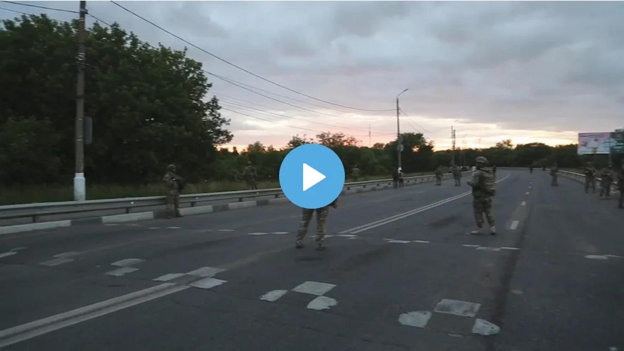 Chechen SOBR special forces from the 249th brigade