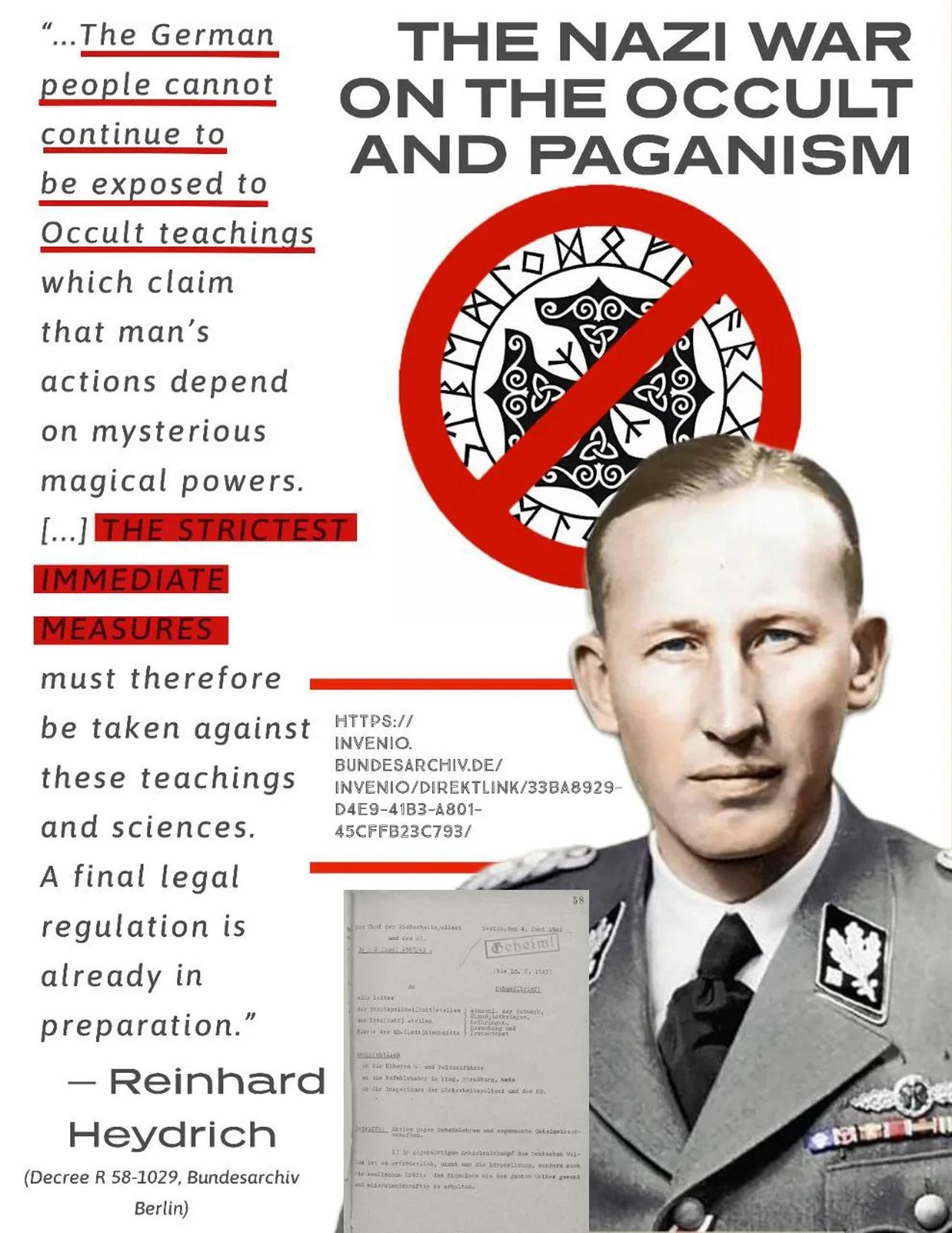 National Socialist War On The occult And paganism
