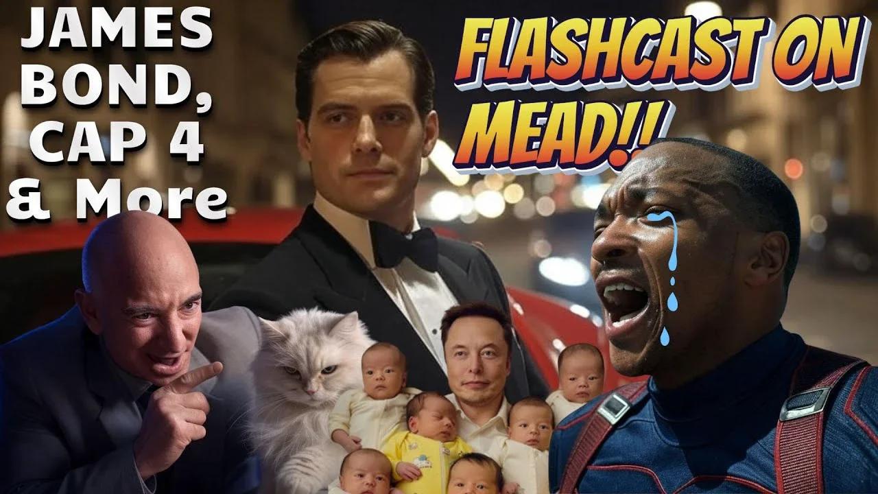 [LSA] FlashCast - 02/22/2025 - AMAZON Buys James Bond, ELON Baby Boom, Captain Anti-America ...