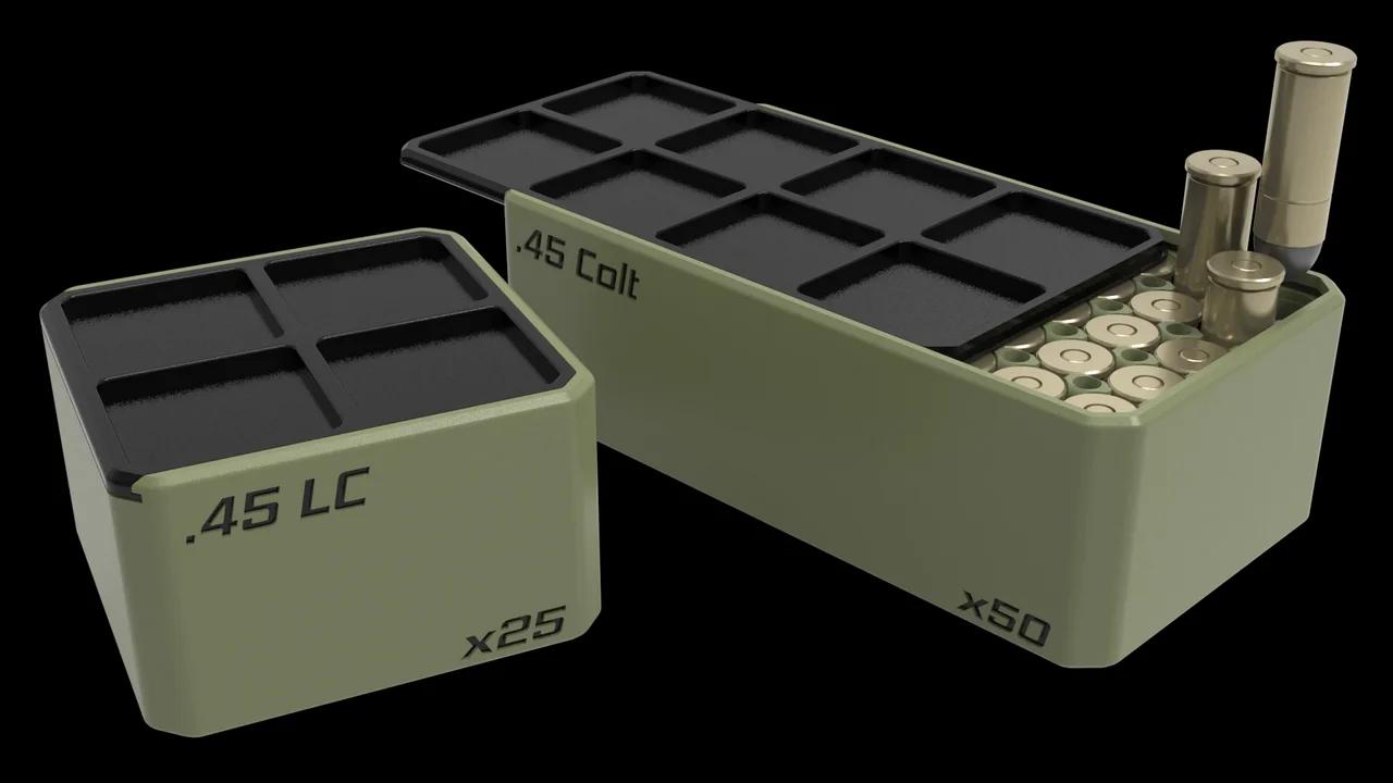 .45 Colt Ammo Boxes